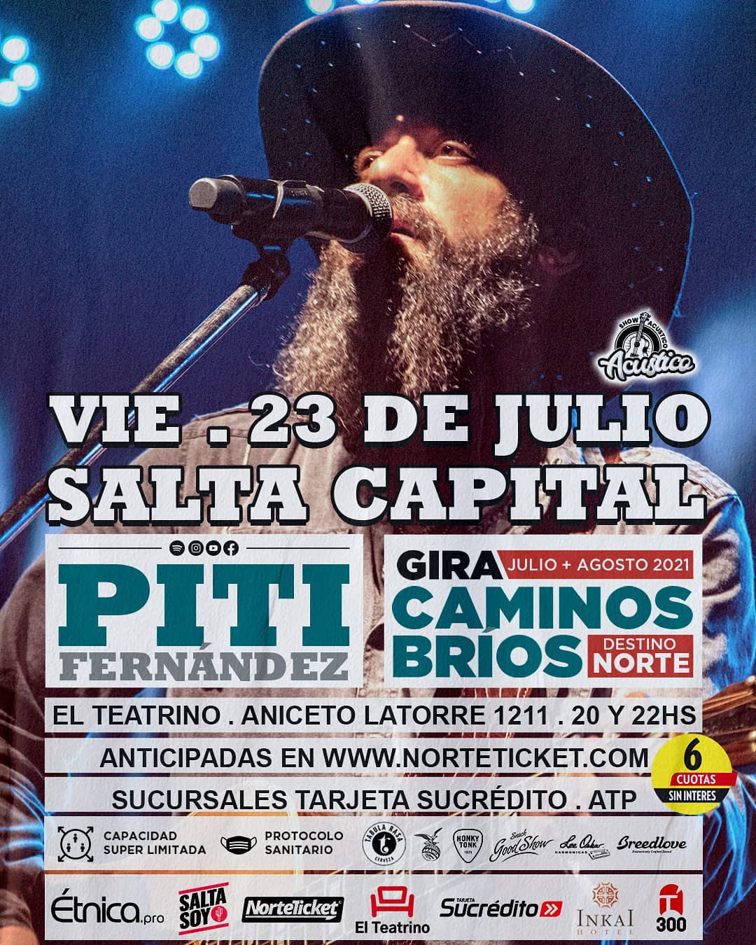 Piti Fernández | De gira por el NOA - Rock Salta