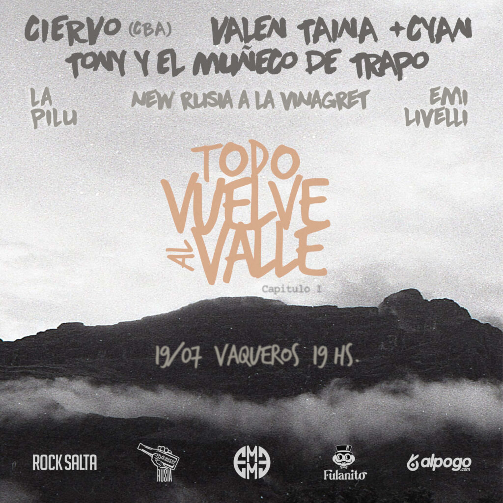 En Vaqueros | Festival Todo vuelve al valle - Rock Salta